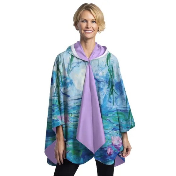 Jackets & Coats | Raincaper Rain Poncho Monet Nymphaes | Poshmark